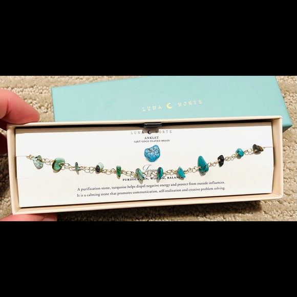 Luna Norte | Jewelry | Nib Luna Norte Turquoise Stones Adjustable ...